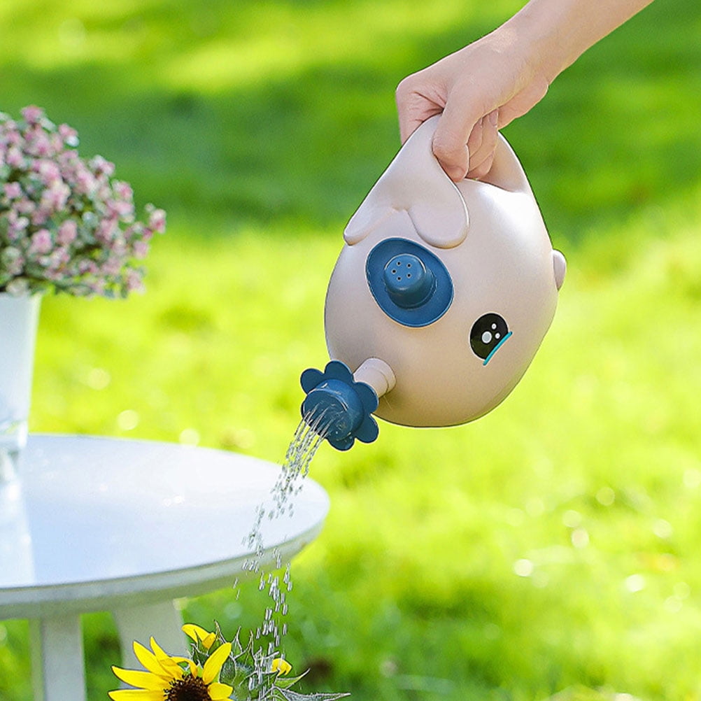 BRIGHTFUFU 1Set Whale-Shaped Pink Plastic Watering Pot for Portable ...