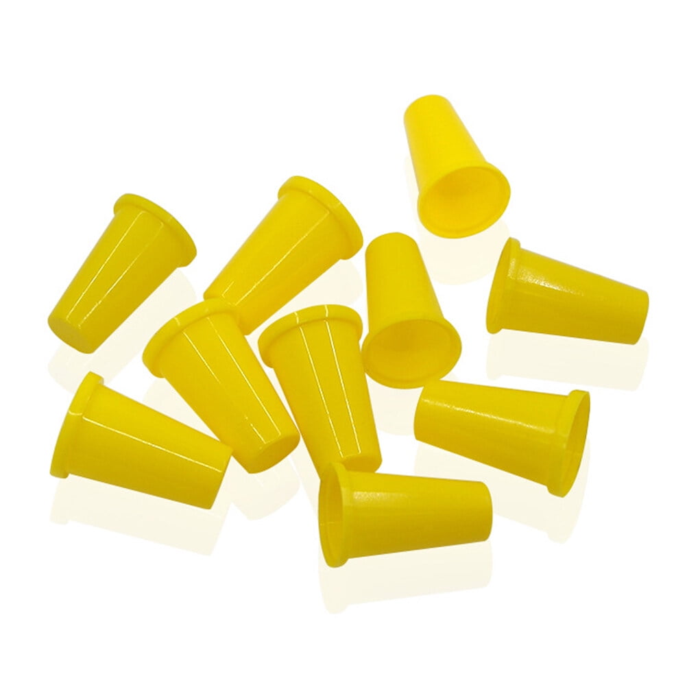 BRIGHTFUFU 20Pcs Assorted Color Plastic Thimble Caps For Quilting ...