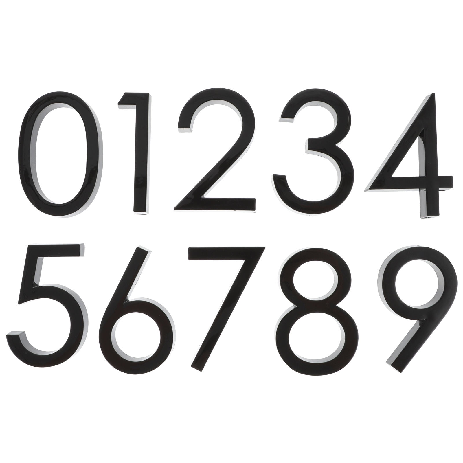 BRIGHTFUFU 20Pcs Modern House Signs for Outside with Metal Plating ...