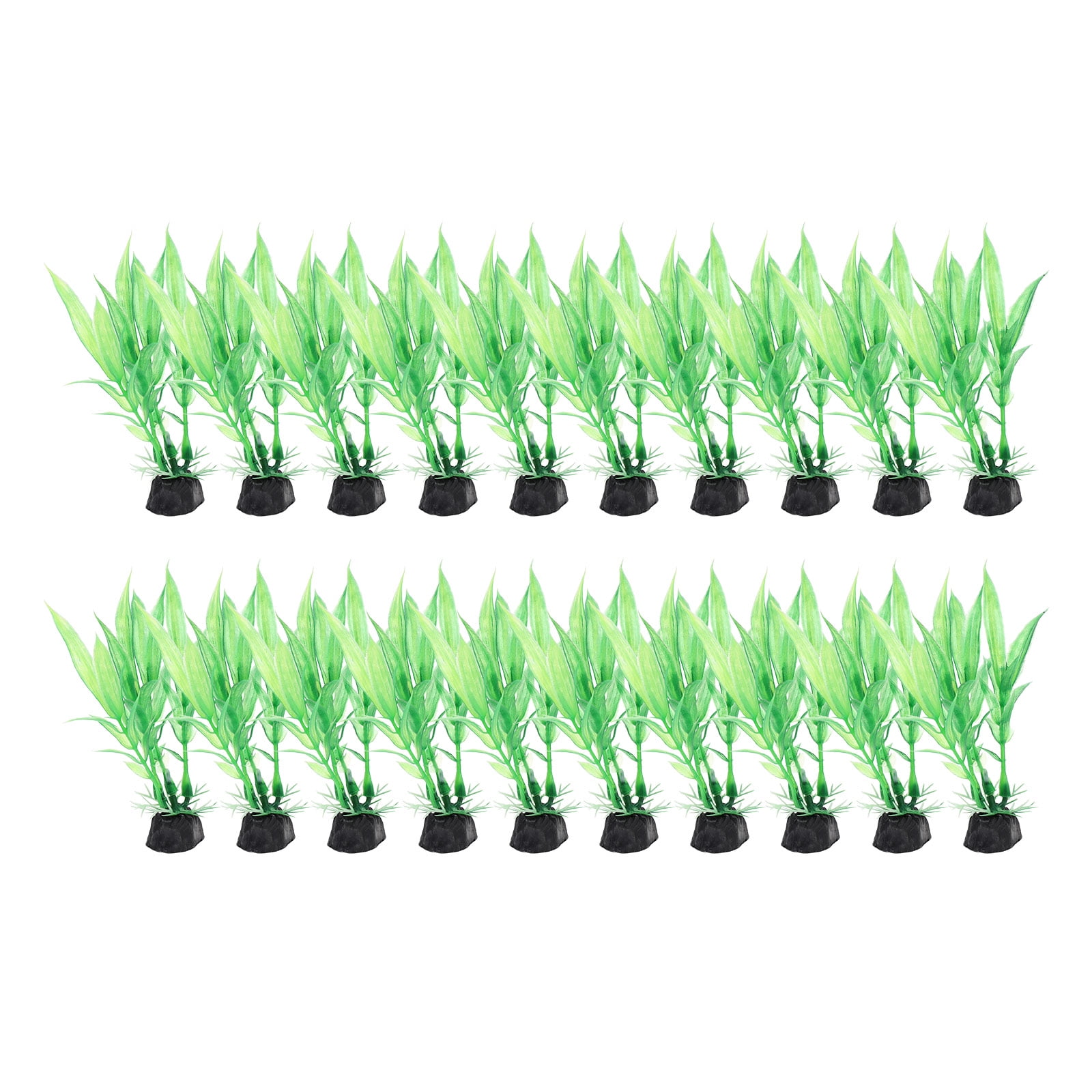 BRIGHTFUFU 20Pcs Simulated Water Plants Plastic Decoration Realistic ...