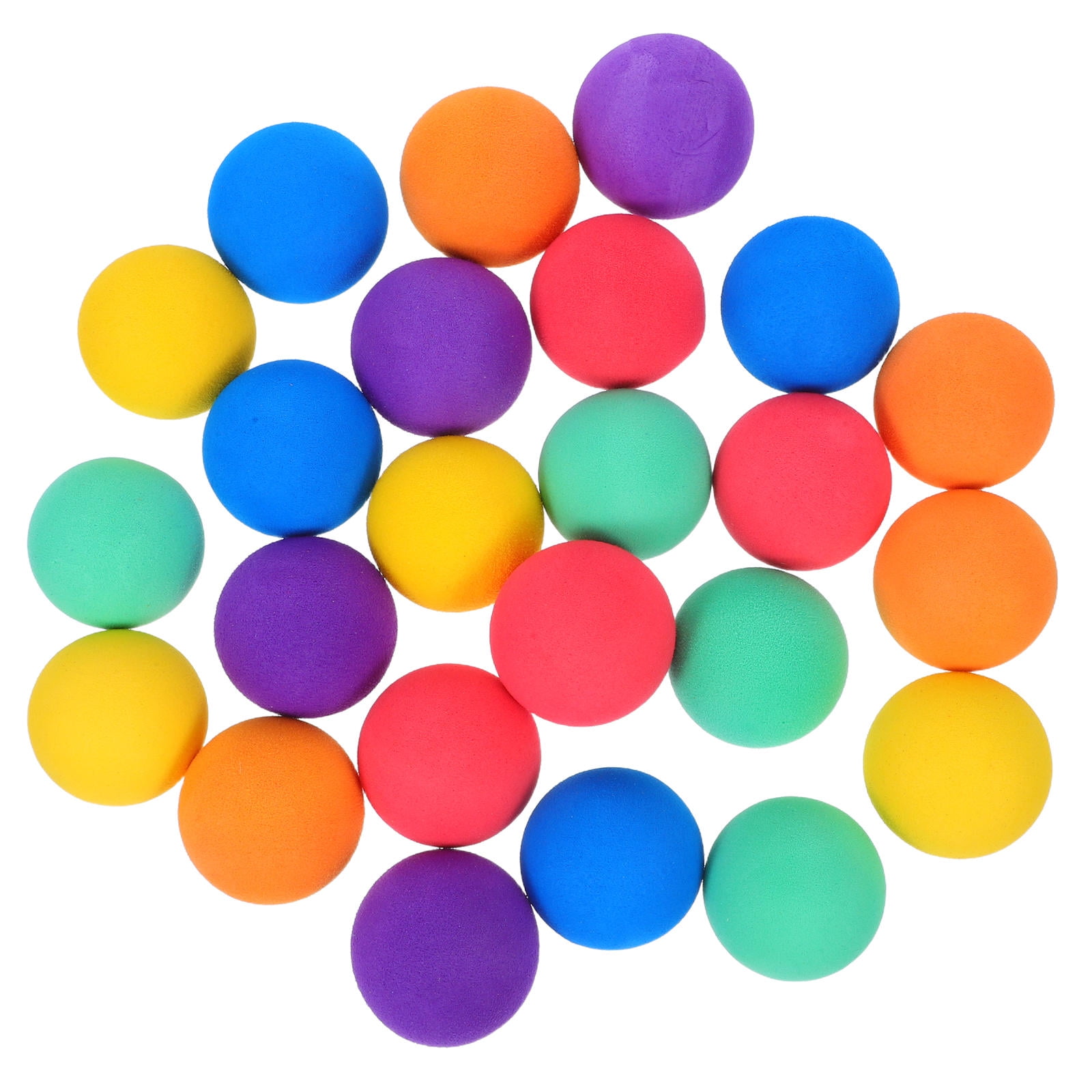 BRIGHTFUFU 24Pcs Relaxation Eva Sponge Balls for Squeezing and Motor ...