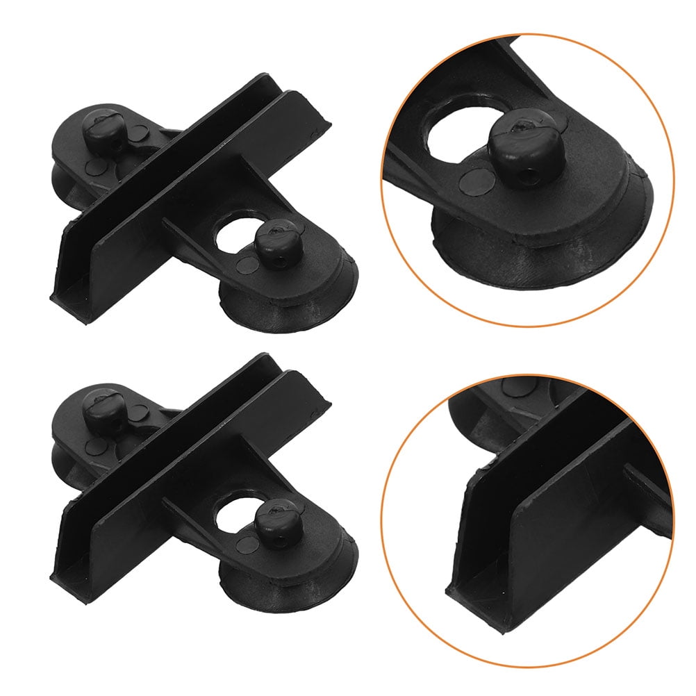 BRIGHTFUFU 25pcs Fish Tank Clamps Aquarium Suction Cups Clips ABS Black ...