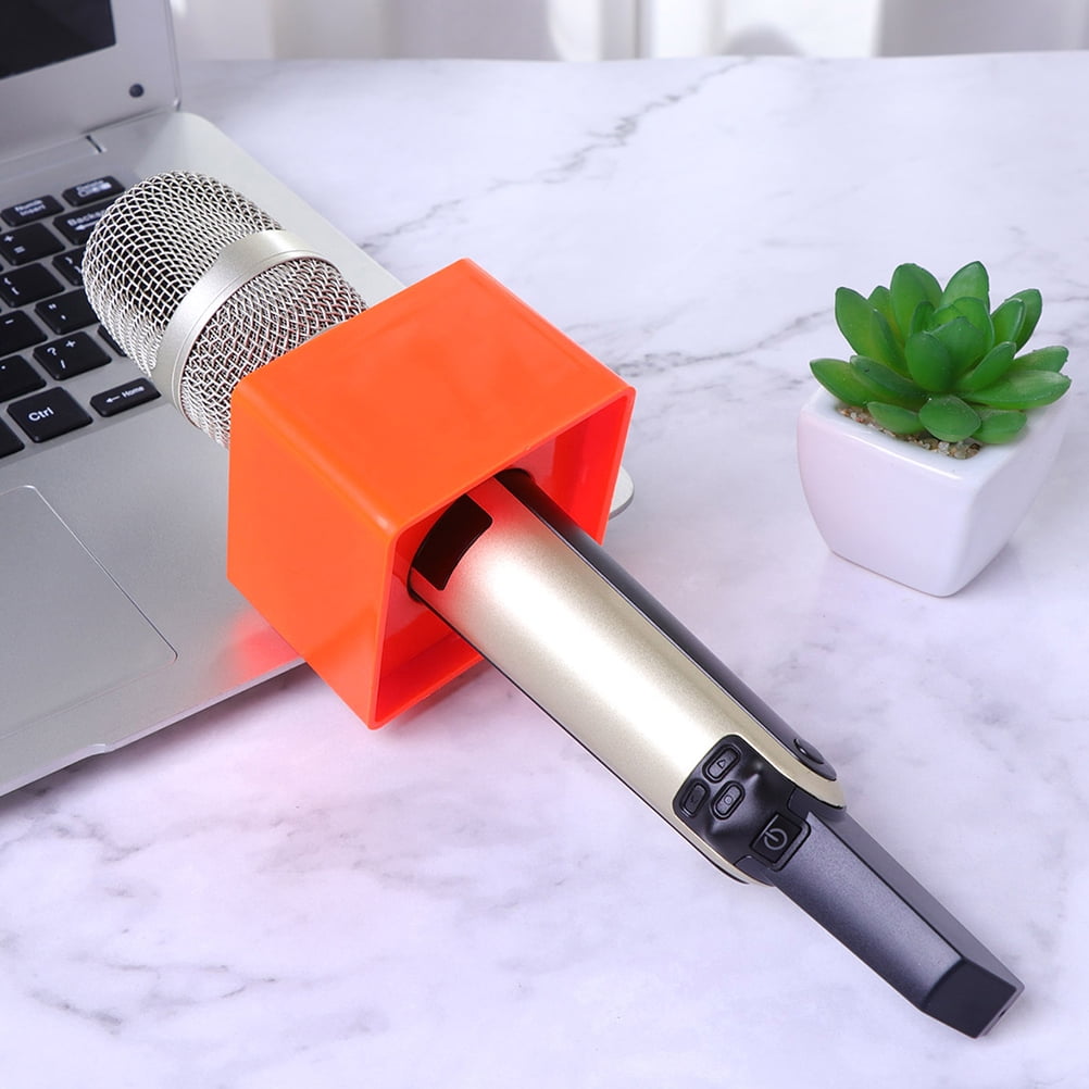 BRIGHTFUFU 2Pack Orange Microphone Flags Prop for Professional and ...