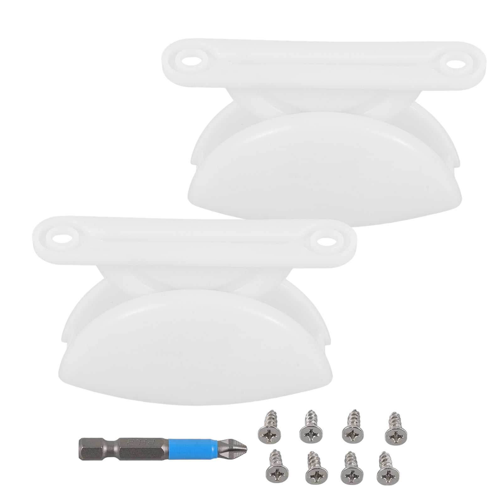 BRIGHTFUFU 2Pcs Door Retainer for Vehicle Modifications White Nylon ...