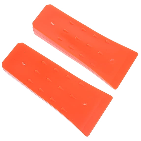FUEENIRVA 2Pcs Compact Orange Plastic Logging Wedges for Tree Cutting ...