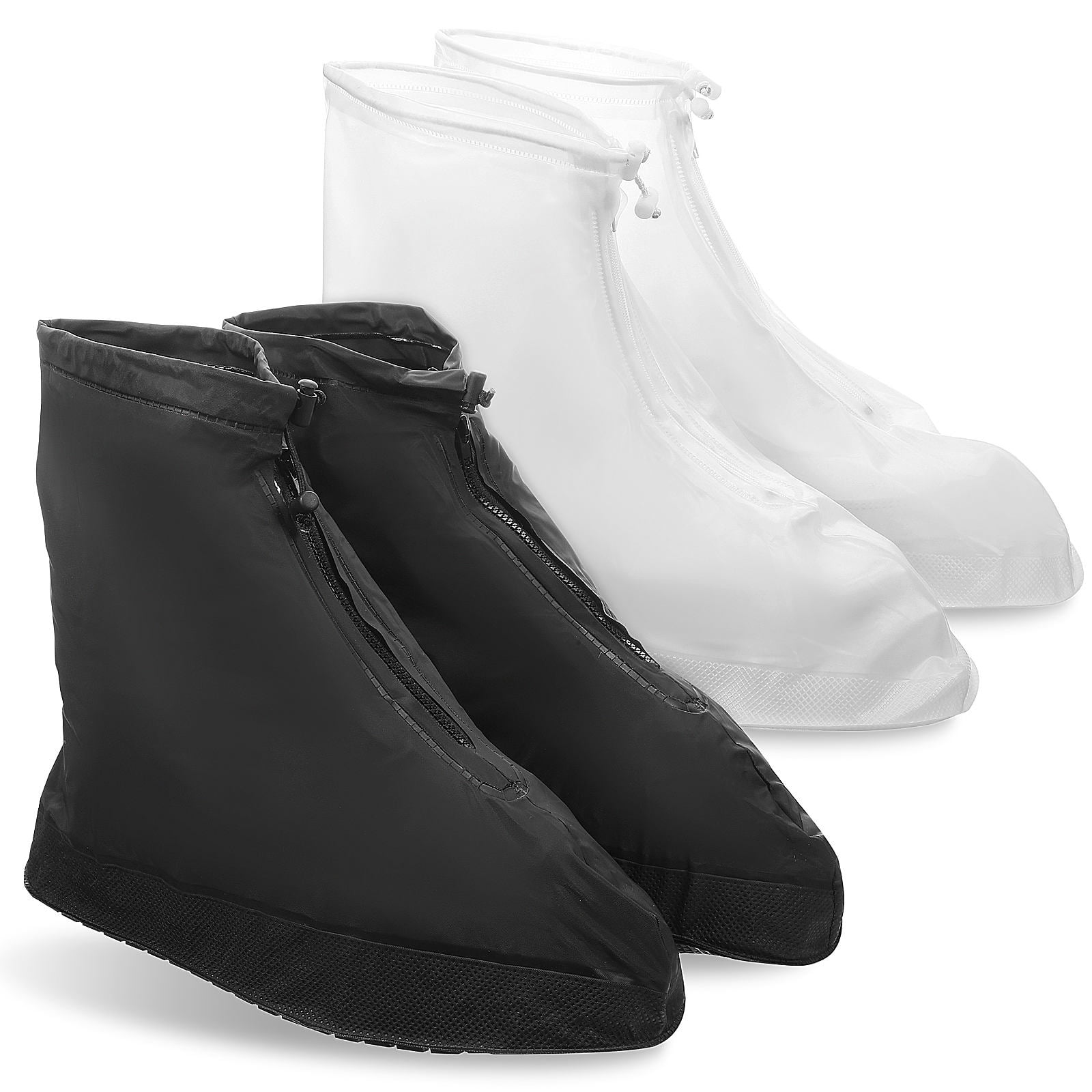 BRIGHTFUFU 2Pcs Loose Fit Rain Boot Covers Waterproof Overshoes with ...