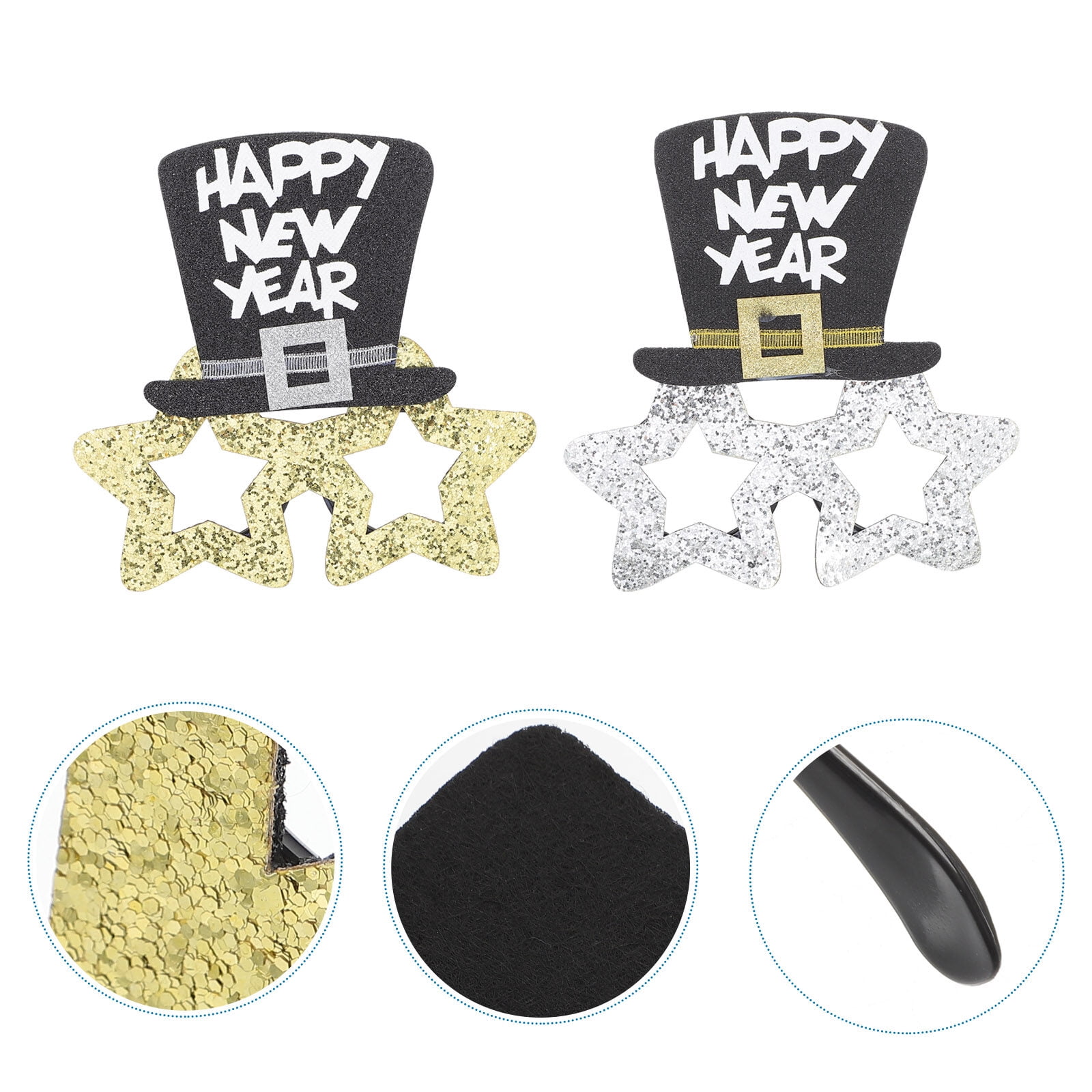 BRIGHTFUFU 2Pcs Photo Booth Props Assorted Color Paper Hat Shape for ...