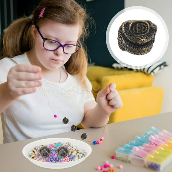 BRIGHTFUFU Set of 2 Premium Brass Pendants for Jewelry Making, Creative ...