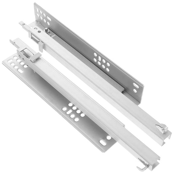 BRIGHTFUFU 2Pcs Soft Close Drawer Rails Cold Rolled Steel Damping ...