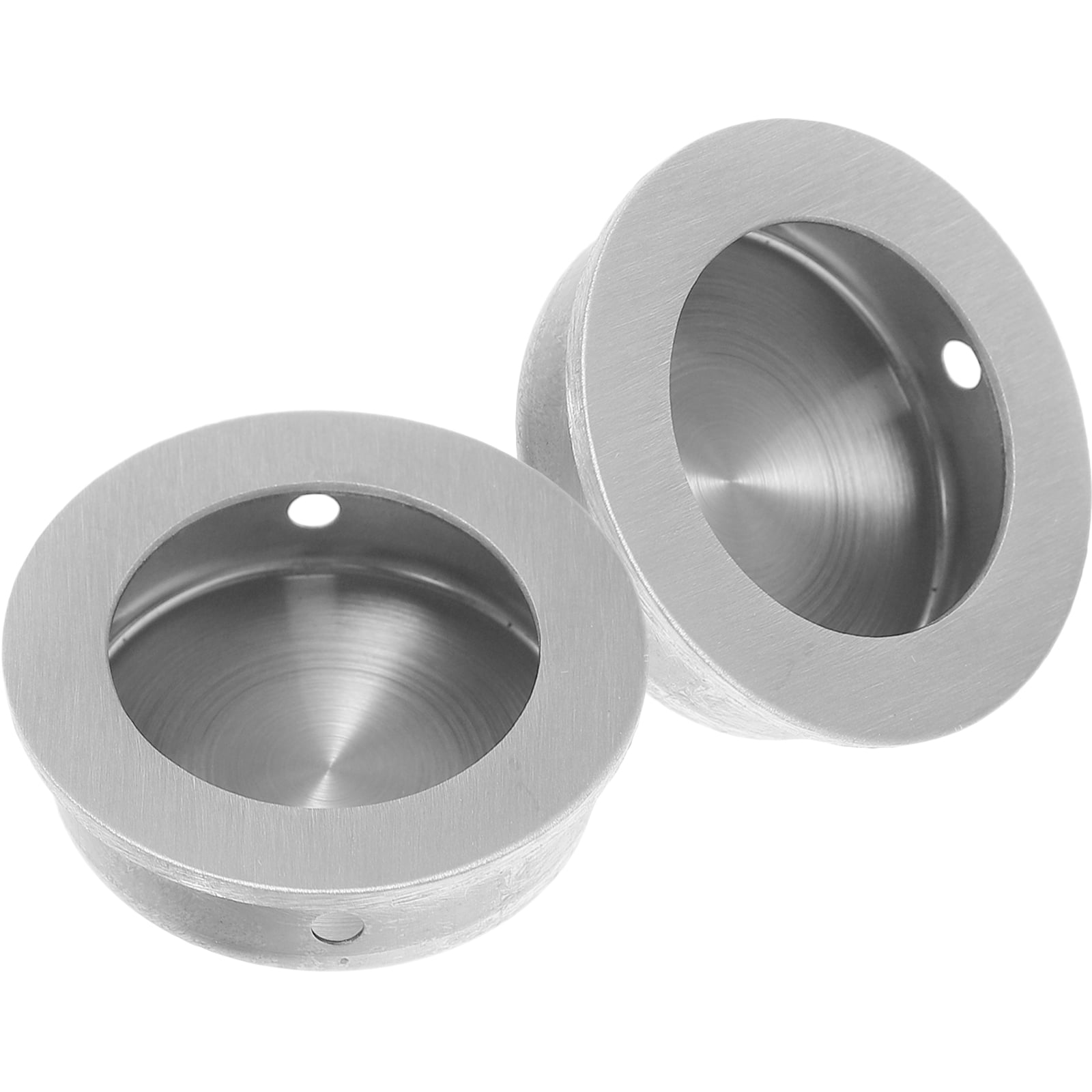 BRIGHTFUFU 2Pcs Stainless Steel Pocket Door Handles Recessed Design ...