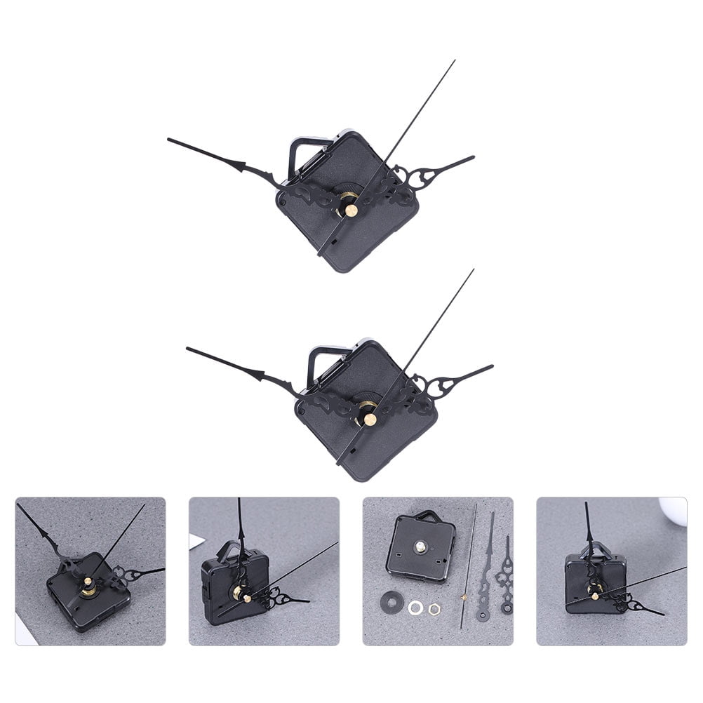 BRIGHTFUFU 2Sets Clock Hardware Kit for DIY Wall Clock Movements 12x6cm ...