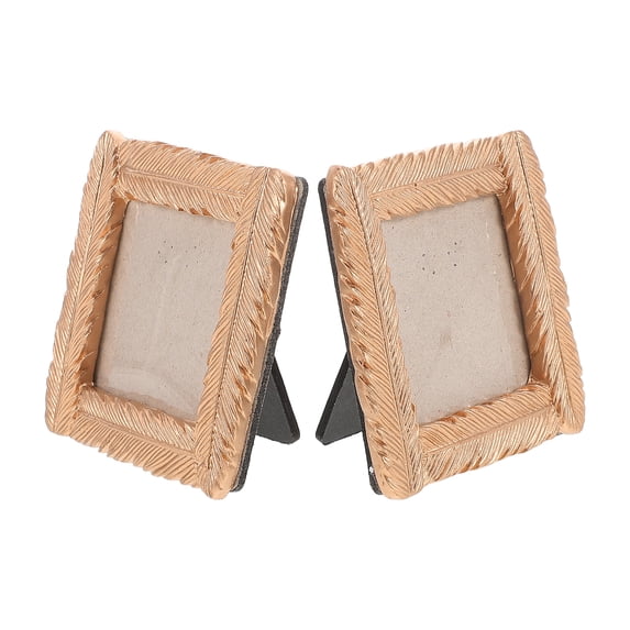 BRIGHTFUFU 2pcs Photo Frames Luxury Style Picture Frames Desktop ...