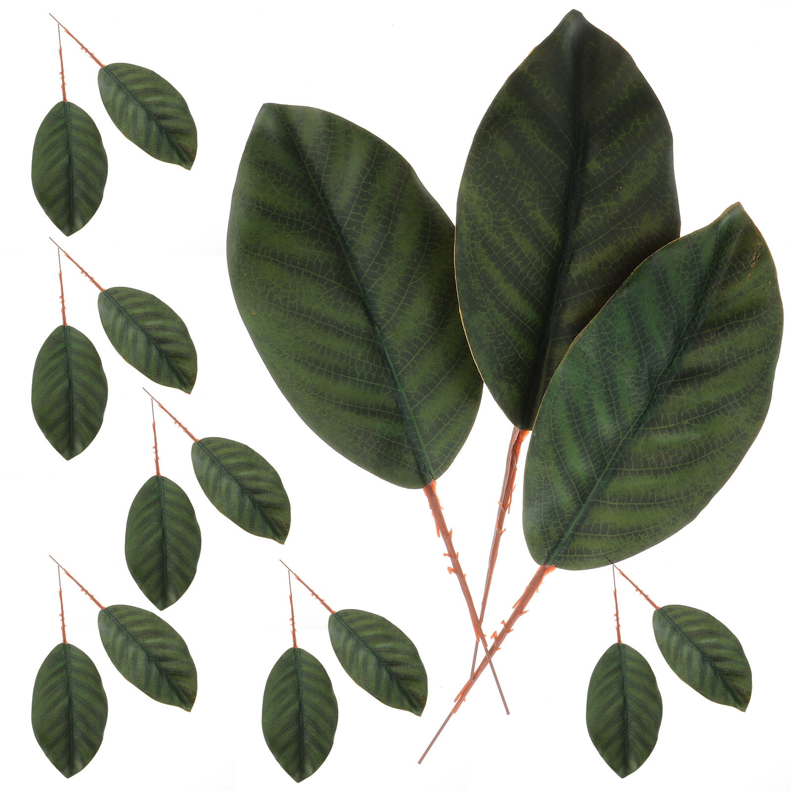 BRIGHTFUFU 30Pcs Artificial Small Leaves Green Lifelike For Home ...