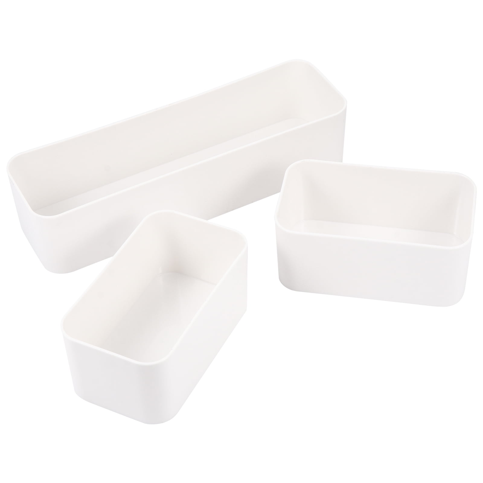 BRIGHTFUFU 3Pack Wall Mounted Storage Boxes For Bathroom 10.6X3.1X2.4In ...
