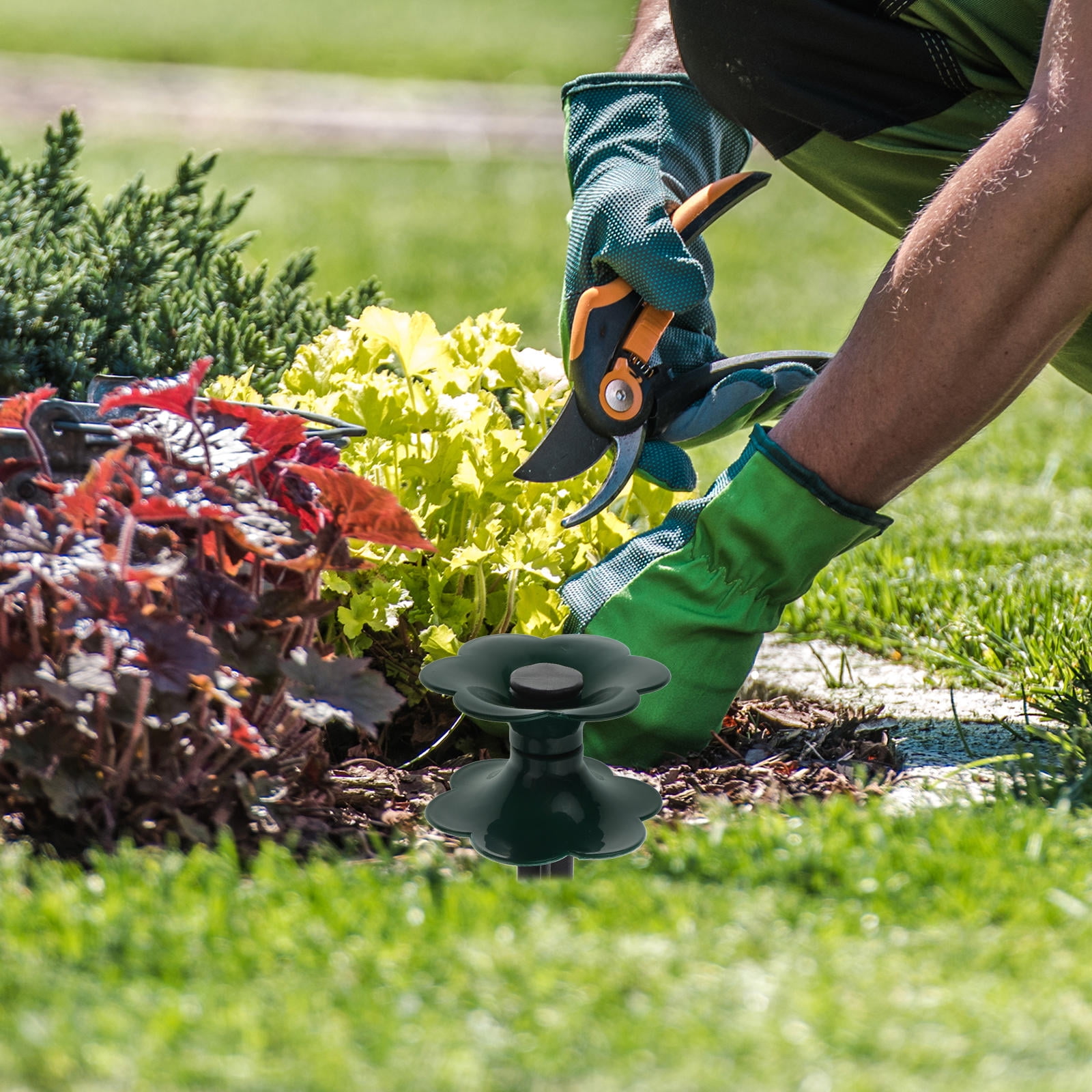 BRIGHTFUFU 3Pcs Green Hose Guide Spike for Pressure Washer Hose in ...