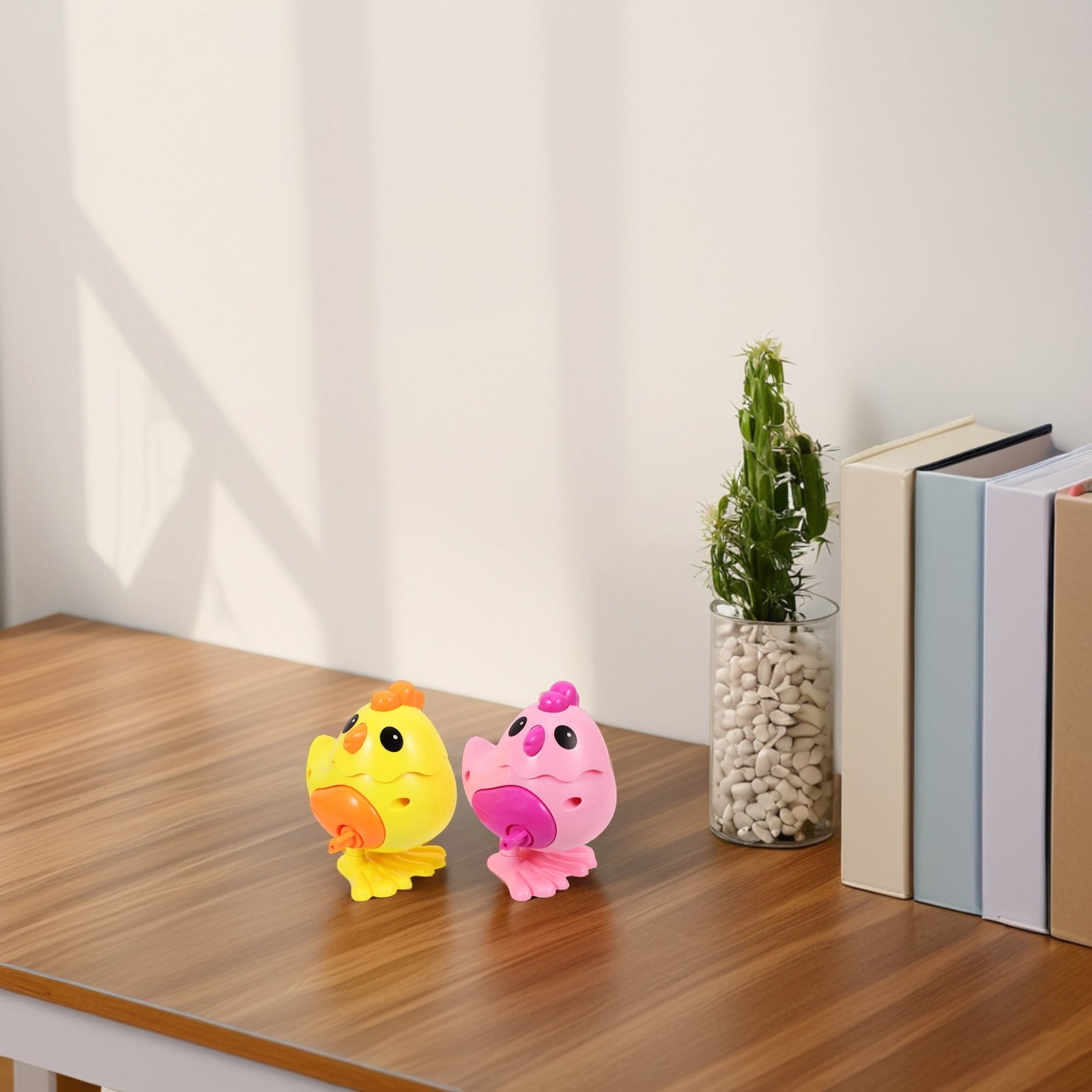 BRIGHTFUFU 3Pcs Wind-Up Playing Toys Cartoon Wind-Up Toy Chicken Shape ...