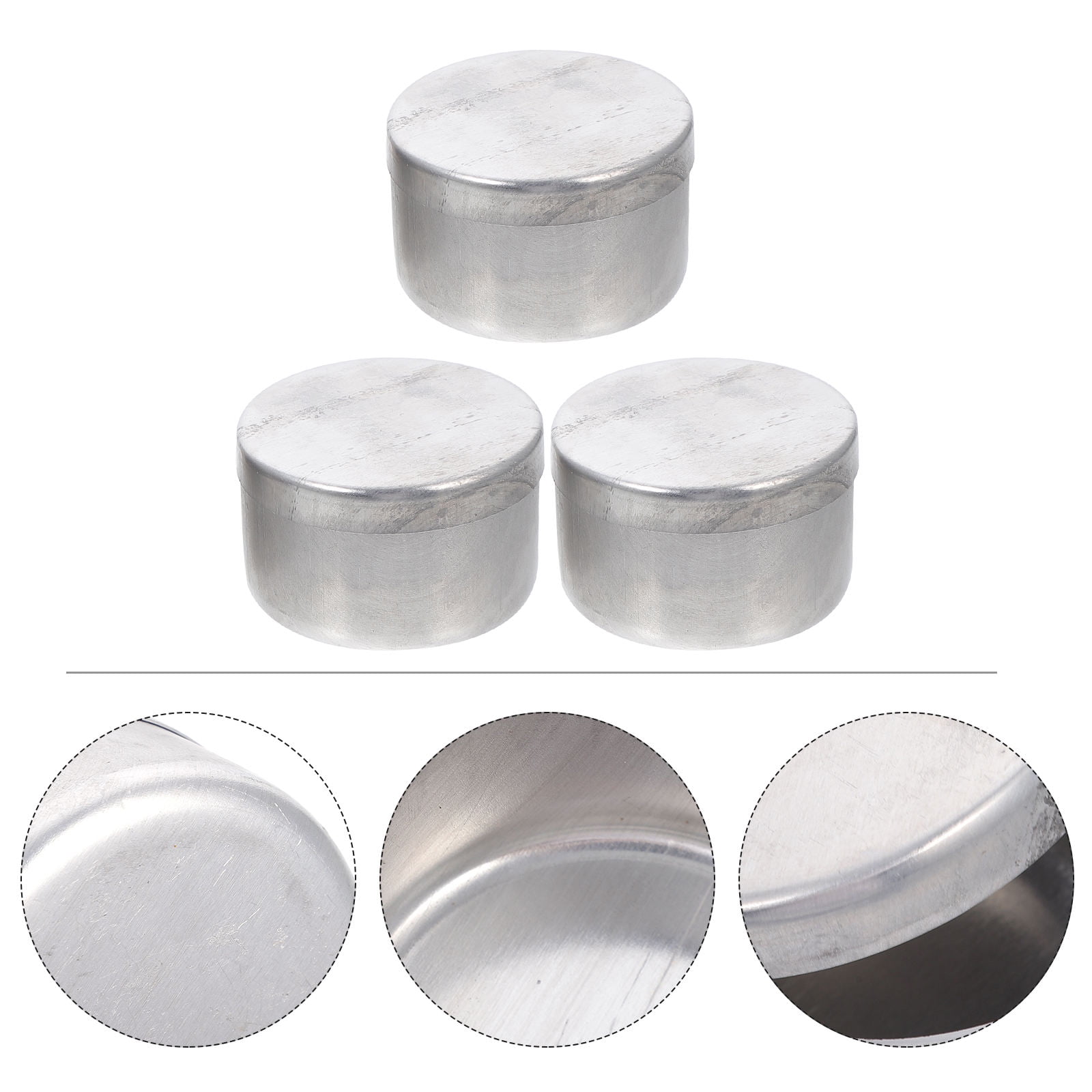 BRIGHTFUFU 3pcs Aluminum Weighing Dishes for Laboratory Use Chemical ...