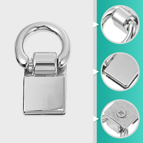 BRIGHTFUFU 4Pcs Bag Buckle Metal Connecting Durable Clasp for Purses ...