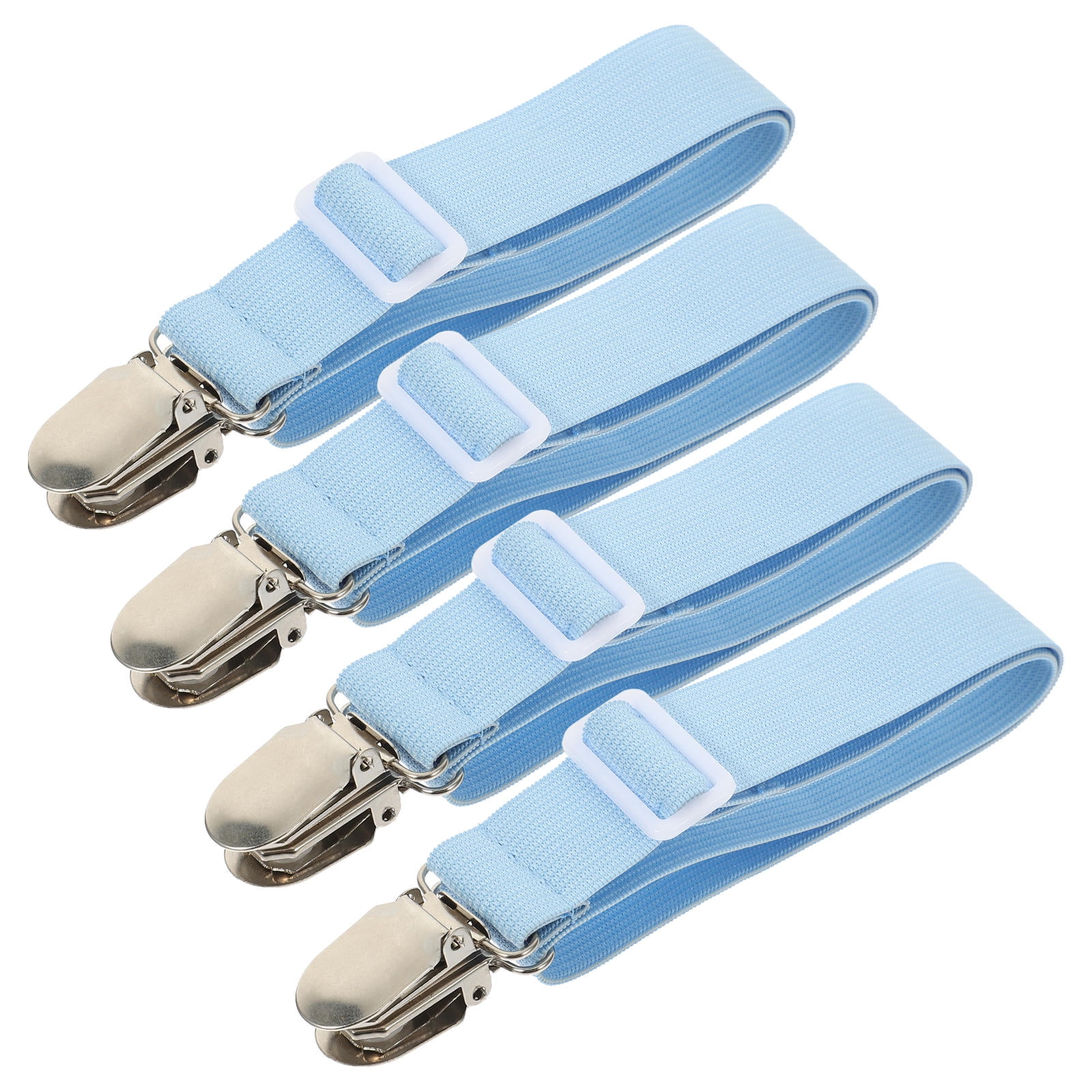 BRIGHTFUFU 4-Pack Elastic Straps for Securing Sheet Metal, Curtains ...