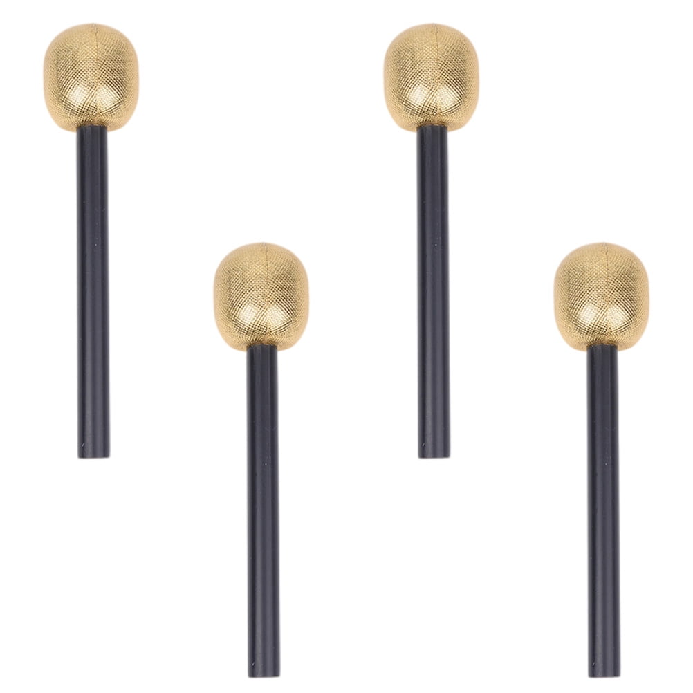 BRIGHTFUFU 4Pcs Plastic Simulated Microphones Lightweight Karaoke Props ...