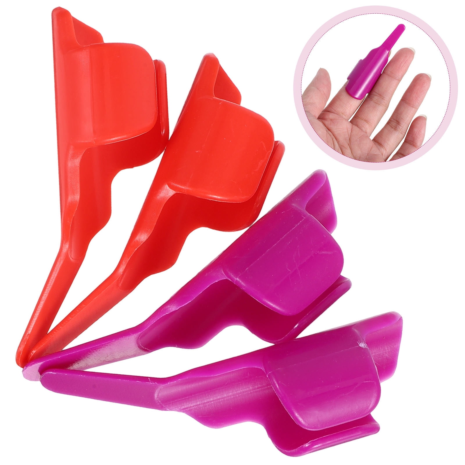BRIGHTFUFU Sewing Finger Pusher Assorted Color Plastic Durable Accurate ...