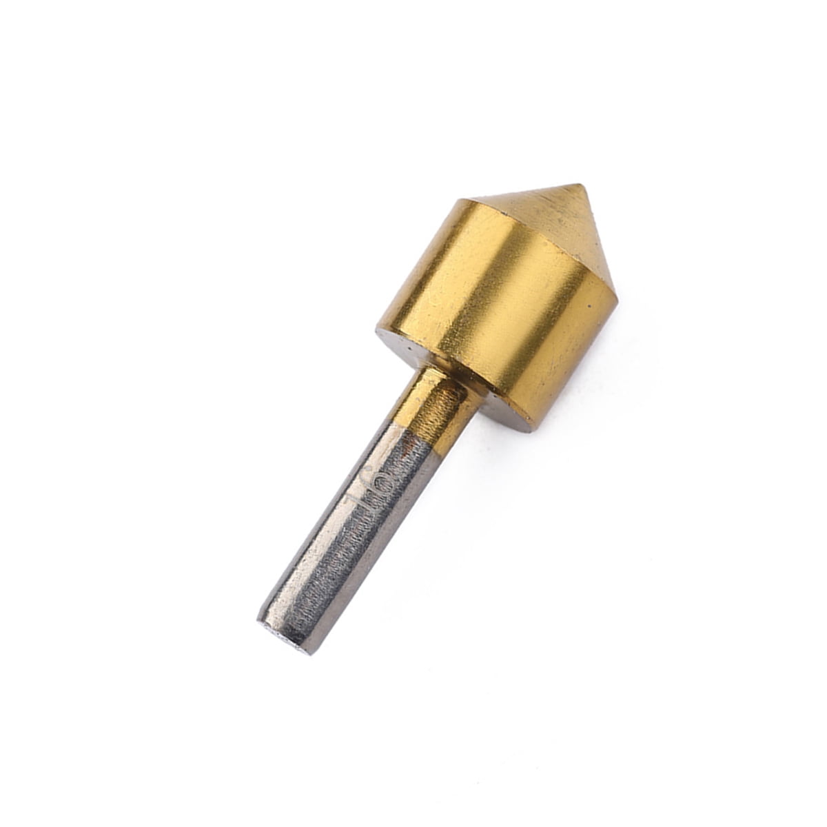 BRIGHTFUFU 5 Pcs Titanizing Craftwork Deburring Bit Countersink Chamfer ...