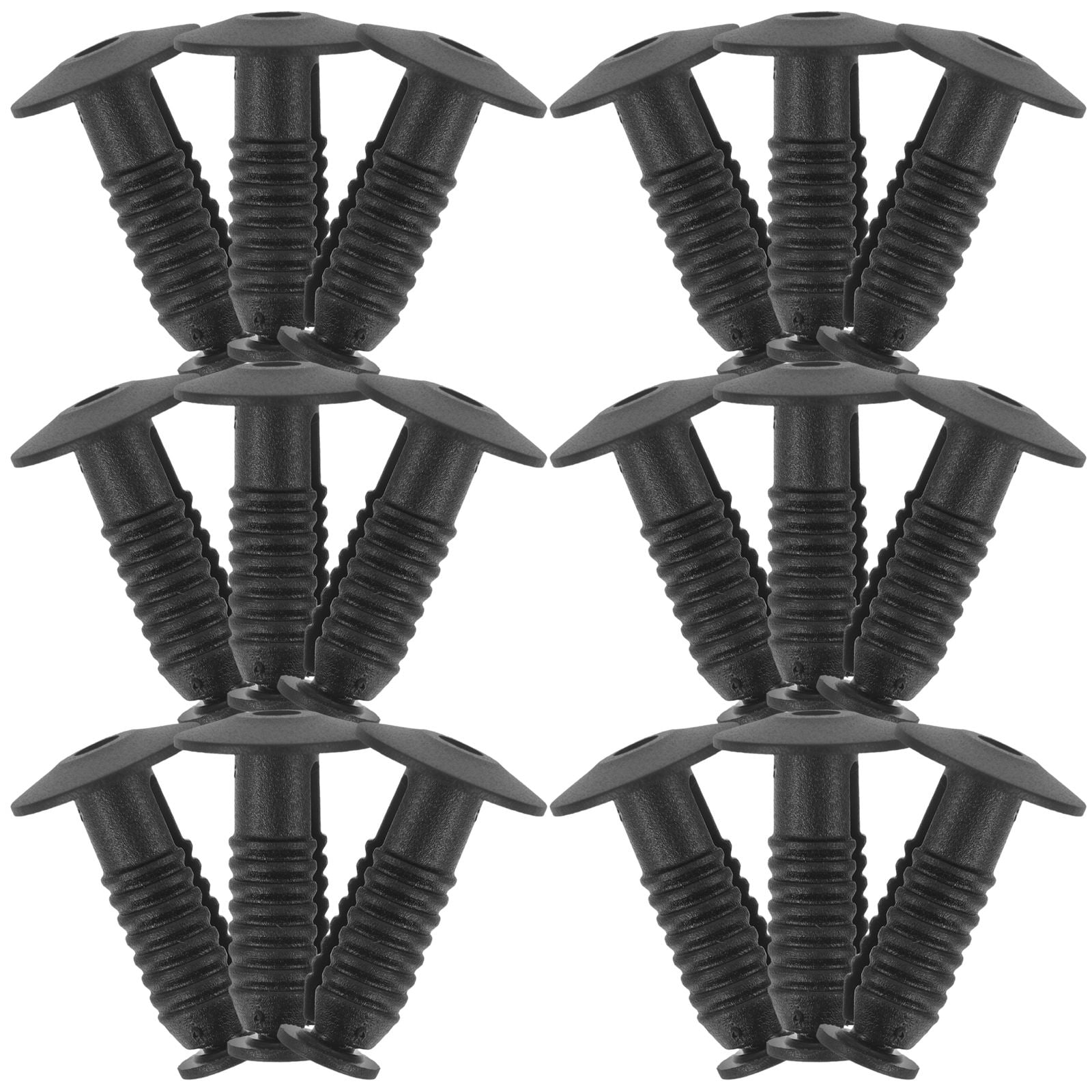 BRIGHTFUFU 50Pcs Black Plastic Retainer Door Trim Panel Retainer ...
