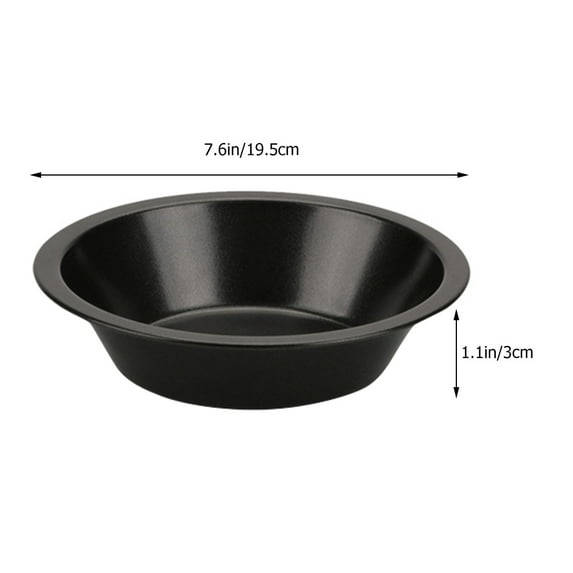 BRIGHTFUFU 5Pcs Metal Pizza Pans for Kitchen Use Featuring Heat ...