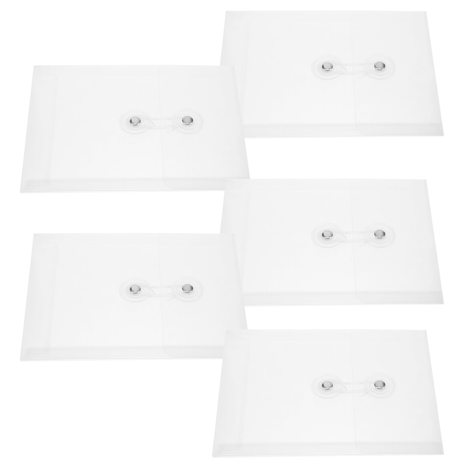 BRIGHTFUFU 5Pcs Transparent File Holders Multipurpose Document ...