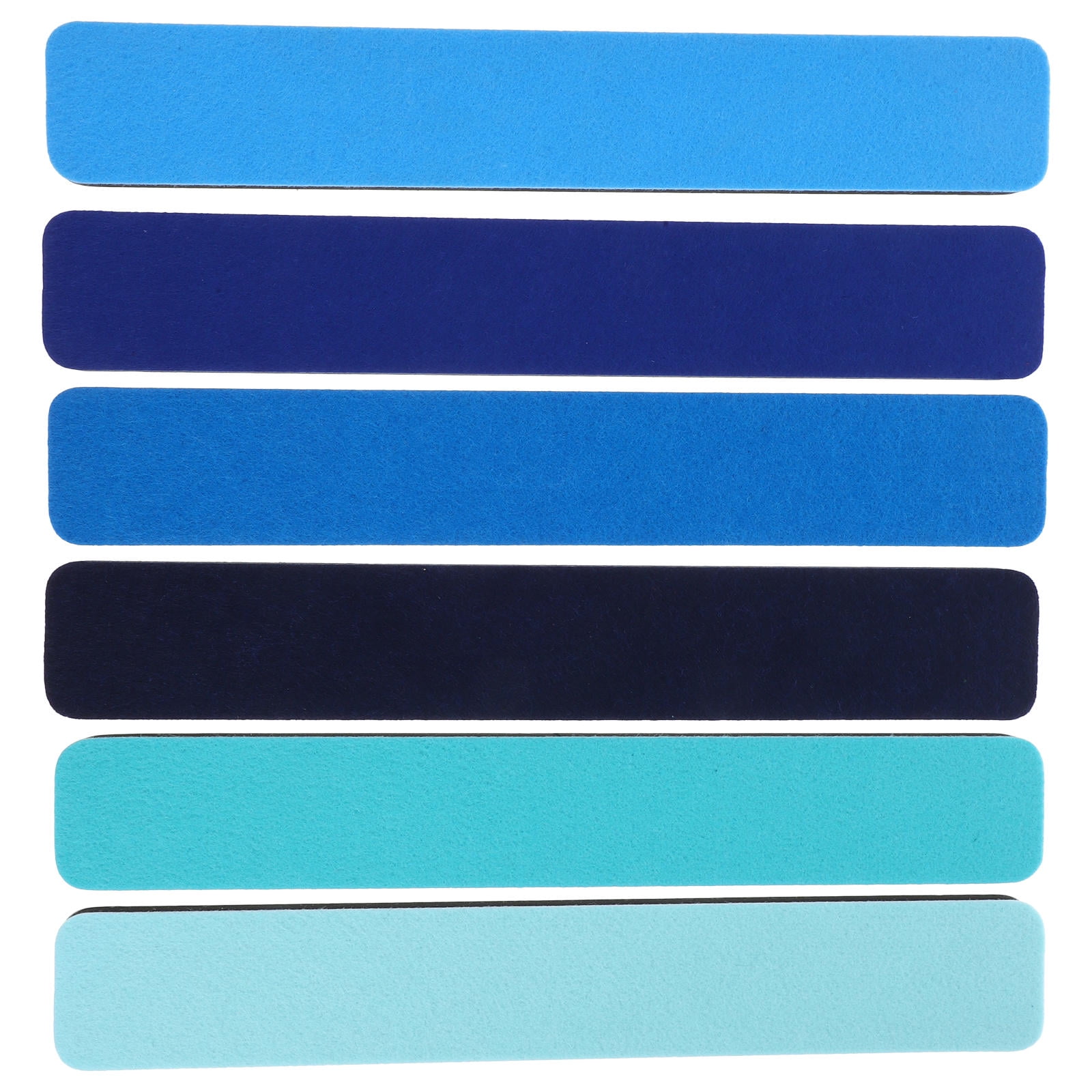 BRIGHTFUFU 6 Pieces Felt Notice Board Strips with Multi Plastic Photo ...