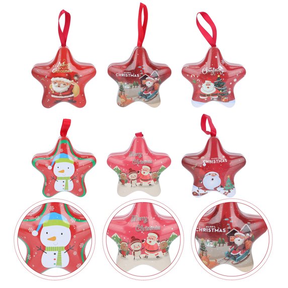 BRIGHTFUFU 6-Pack Holiday Treat Boxes for Chocolate Candy, Assorted ...
