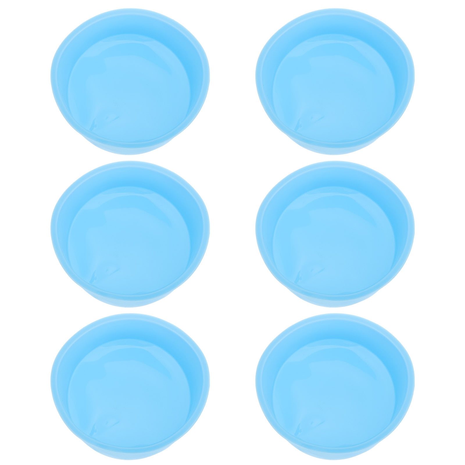 BRIGHTFUFU 6Pcs Silicone Baking Cups for Food Use Easy Demoulding for ...