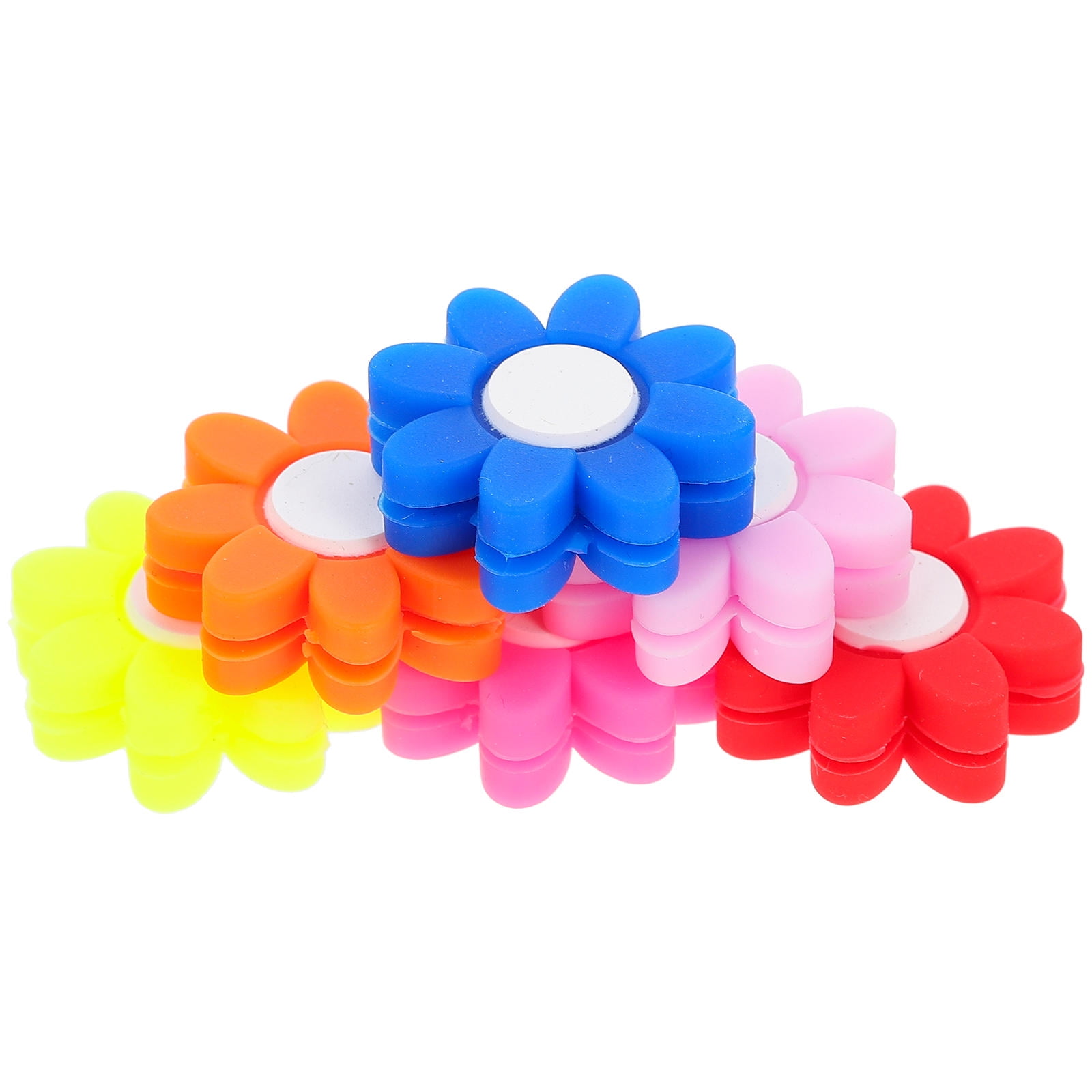 BRIGHTFUFU 6Pcs Silicone Flower Tennis Racket Dampener Decorative ...