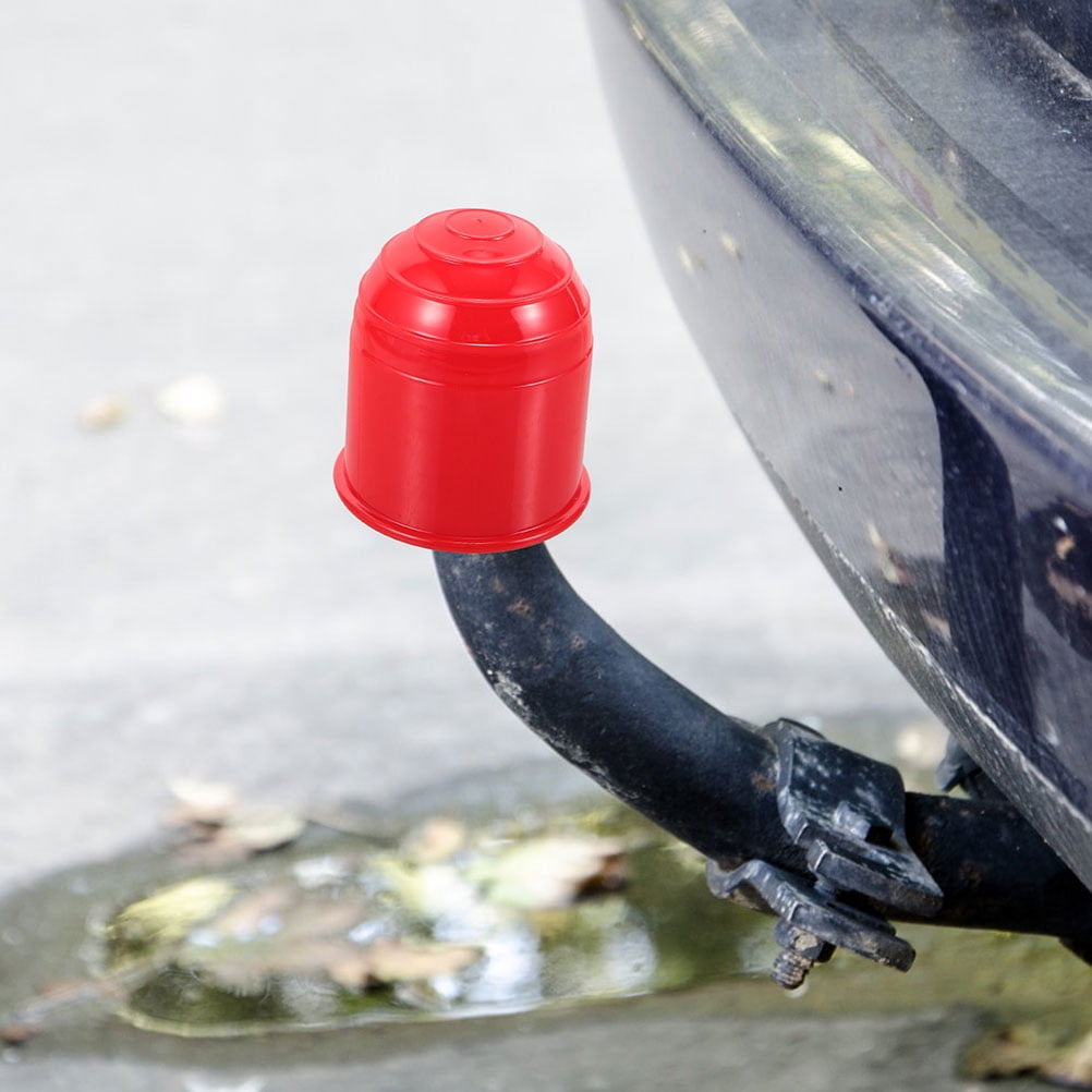 BRIGHTFUFU Tow Hitch Ball Cover Red Plastic Easy Install for Rv and ...