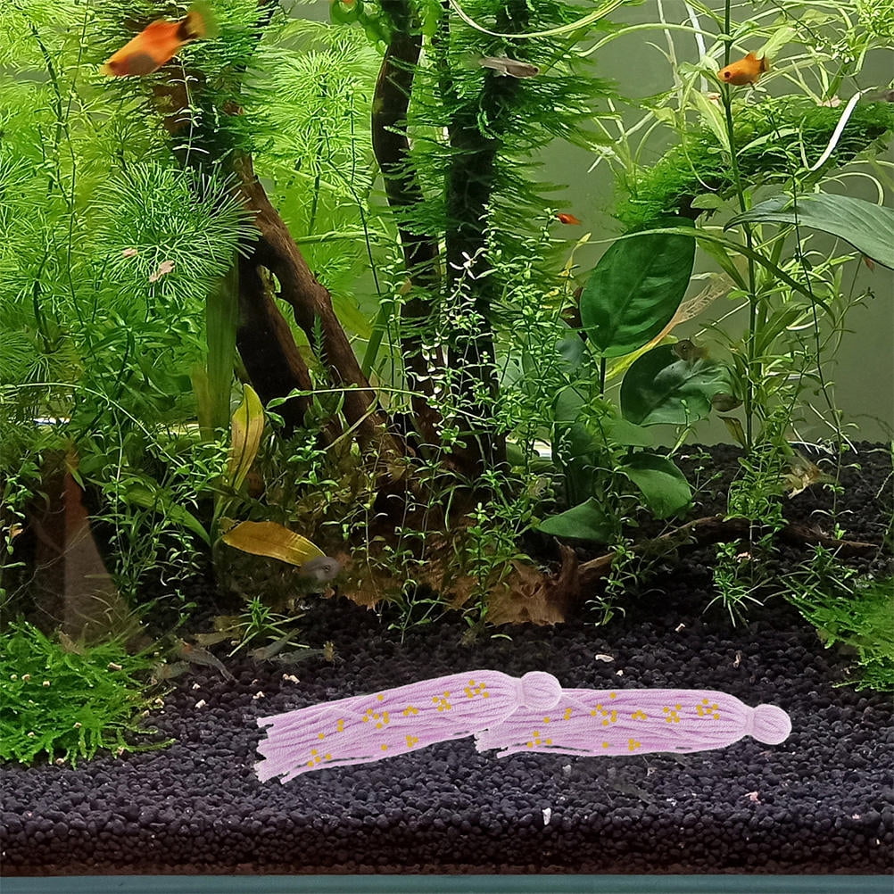BRIGHTFUFU Fish Breeding Spawning Mop Violet Yarn 8Pcs - Walmart.com