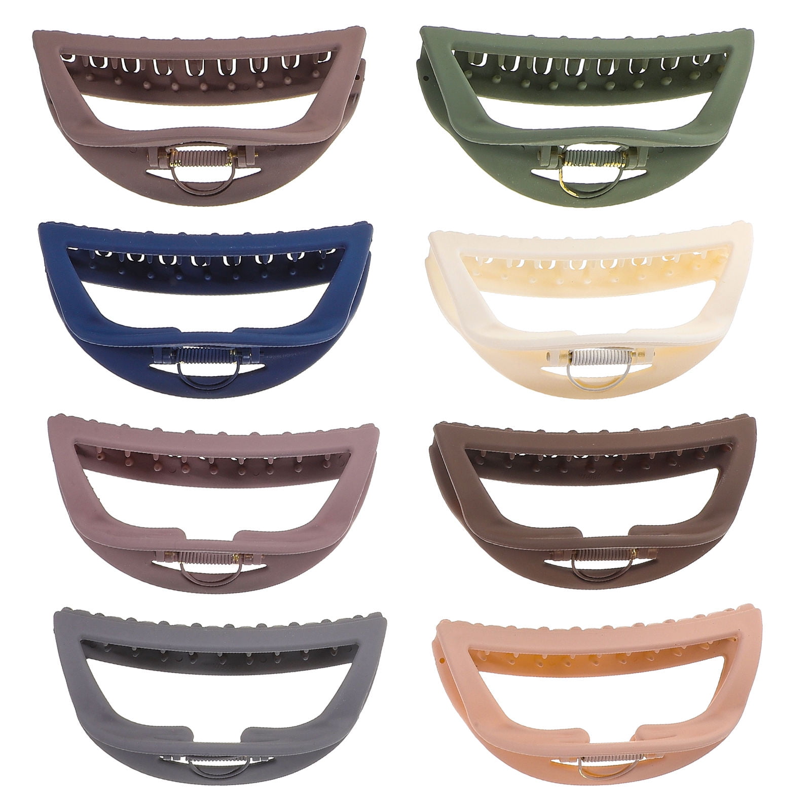 BRIGHTFUFU 8pcs Sparkly Claw Clip Chic and Simple Design Claw Clips for ...