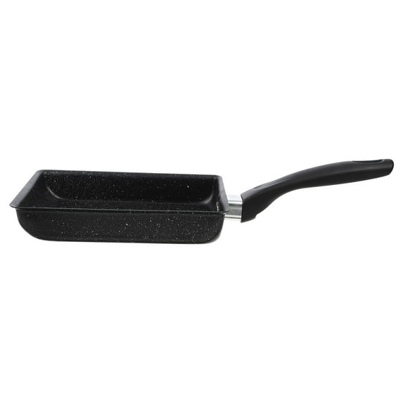 BRIGHTFUFU Aluminium Nonstick Frying Pan Square Kitchenware Black 1Set ...