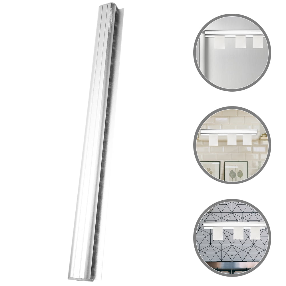 BRIGHTFUFU Aluminum Alloy Restaurant Ticket Holder Plated Silver Slide ...