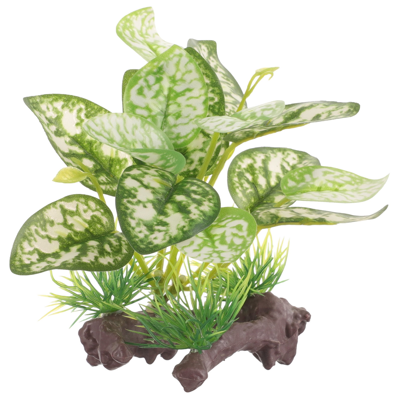 BRIGHTFUFU Aquarium Fakeplants Fake Water Plant Realistic Appearance ...