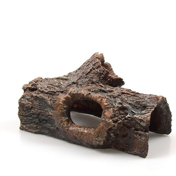 BRIGHTFUFU Aquarium Trunk Decoration Resin Fish Tank Decor 1Set ...