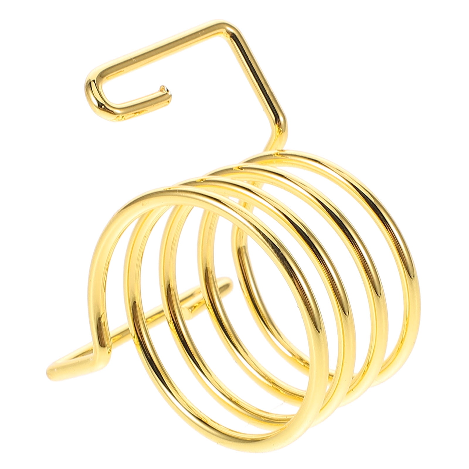 BRIGHTFUFU Sax Mouthpiece Ligature Durable Metal Gold Spiral Clamp for ...