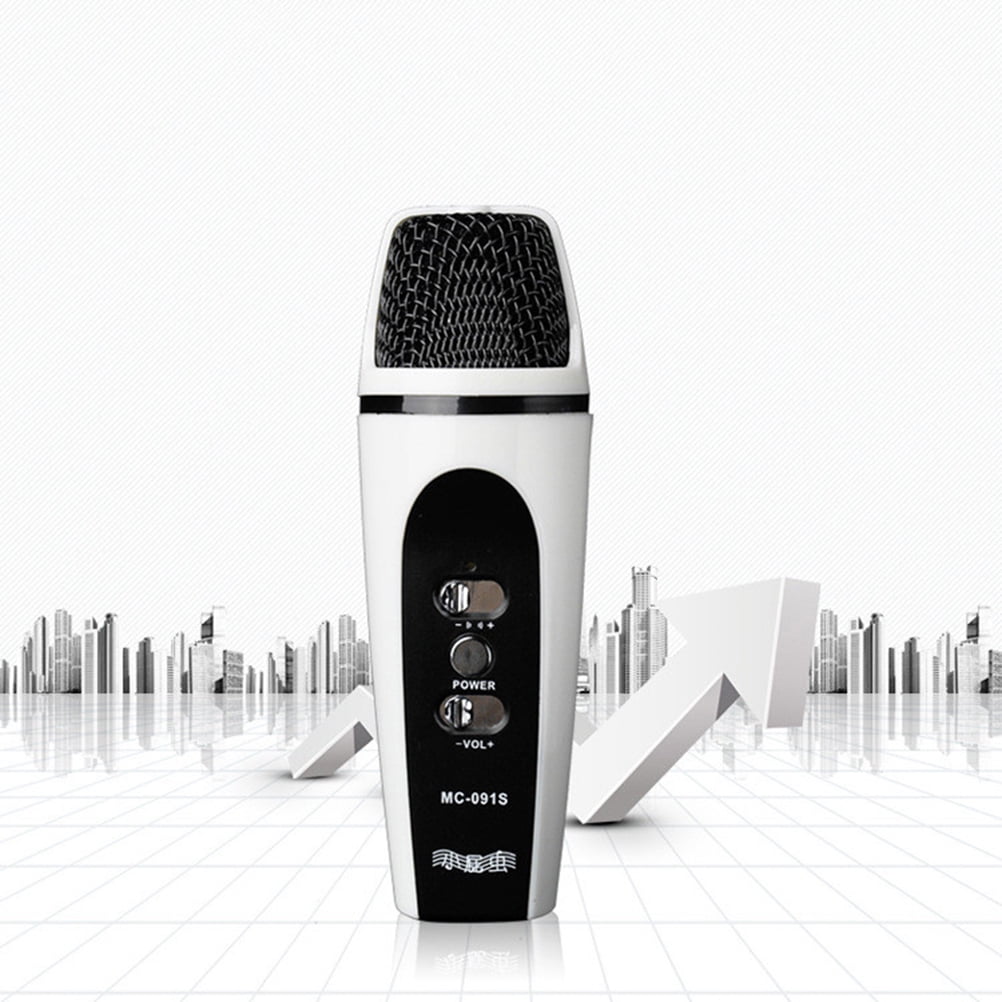 BRIGHTFUFU Recording Microphone White for Singing with Latest Chip and ...