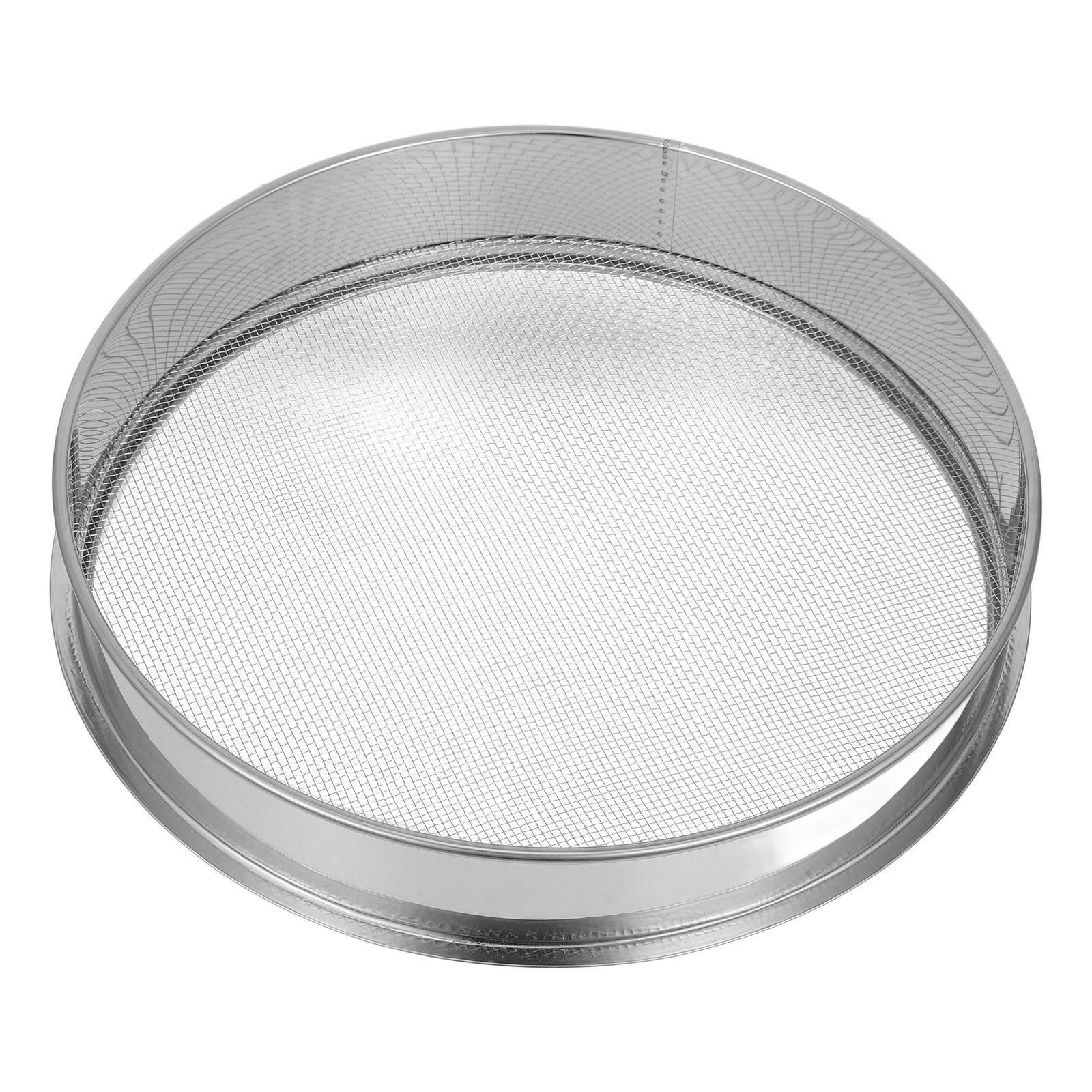 BRIGHTFUFU Compost Sifter for Gardening Stainless Steel Round Tool 1Set ...