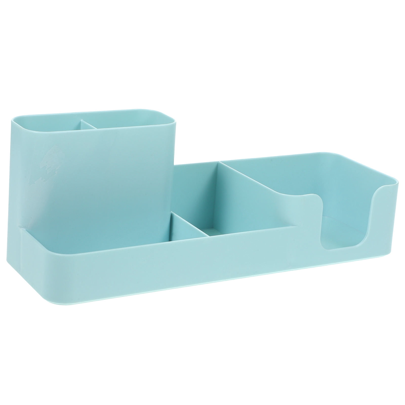 BRIGHTFUFU Desktop Pen Holder Organizer with Inclined Compartments and ...