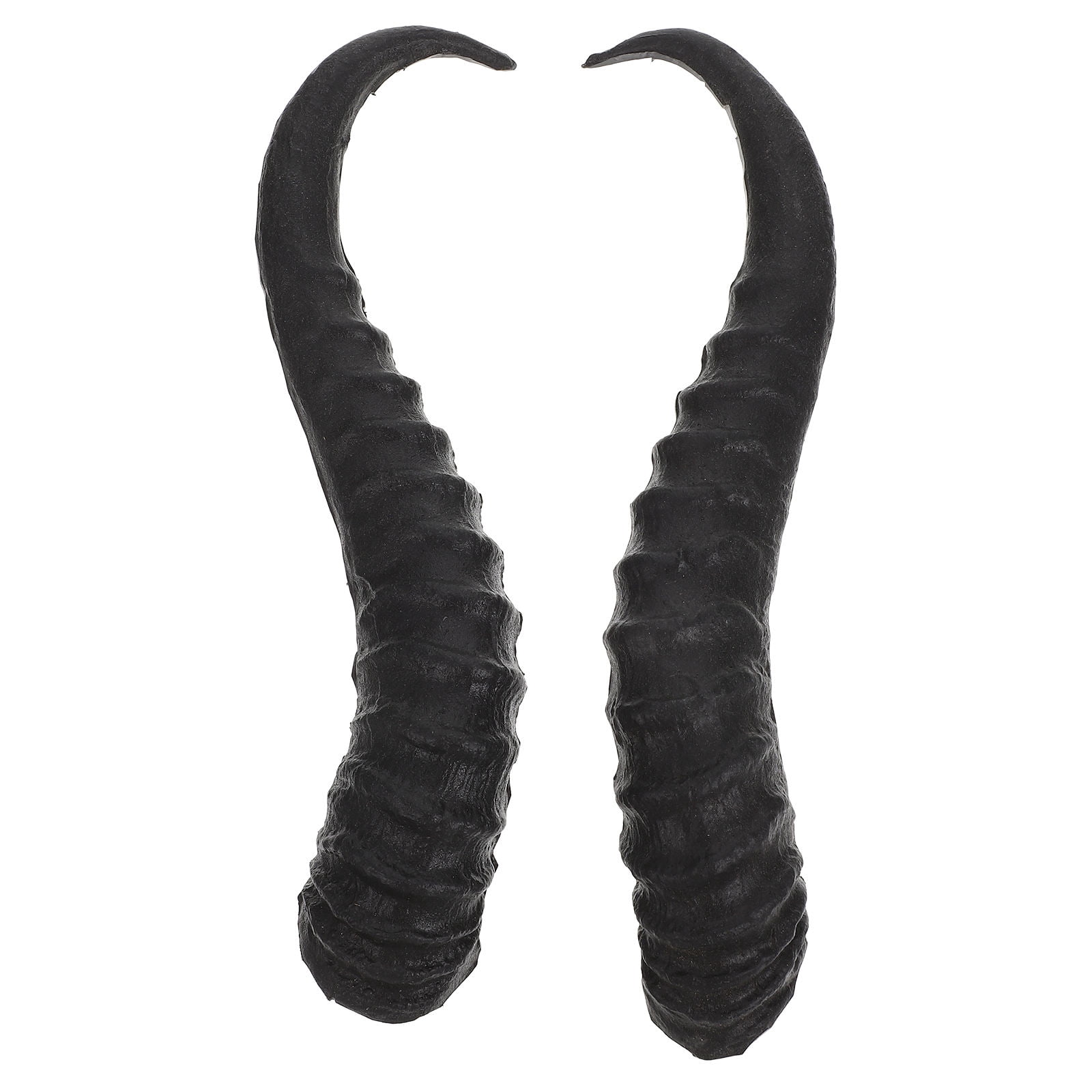 BRIGHTFUFU Fake Sheep Horns 1 Pair Plastic Antelope Horn Shape for ...