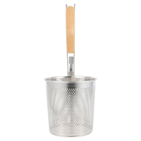 BRIGHTFUFU Stainless Steel Noodle Sifter with Handle Kitchen Strainer ...