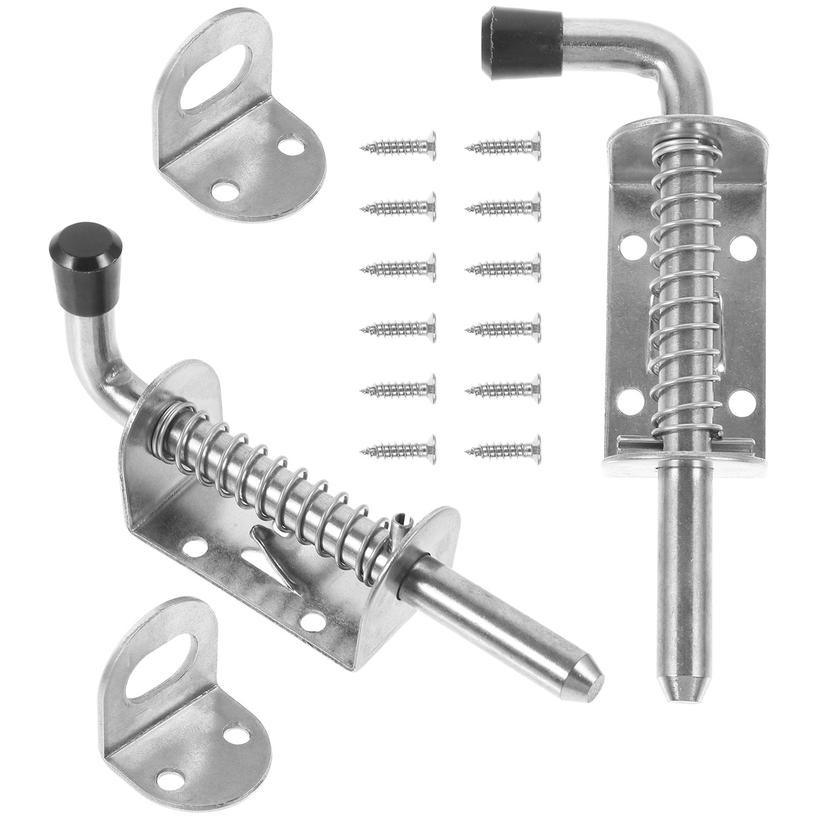 BRIGHTFUFU Heavy Duty Gate Latch Spring Latch for Door Reinforced ...