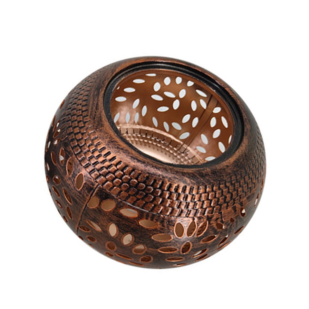 BRIGHTFUFU Industrial Style Outdoor Coffee Iron Lawn Light with Unique ...