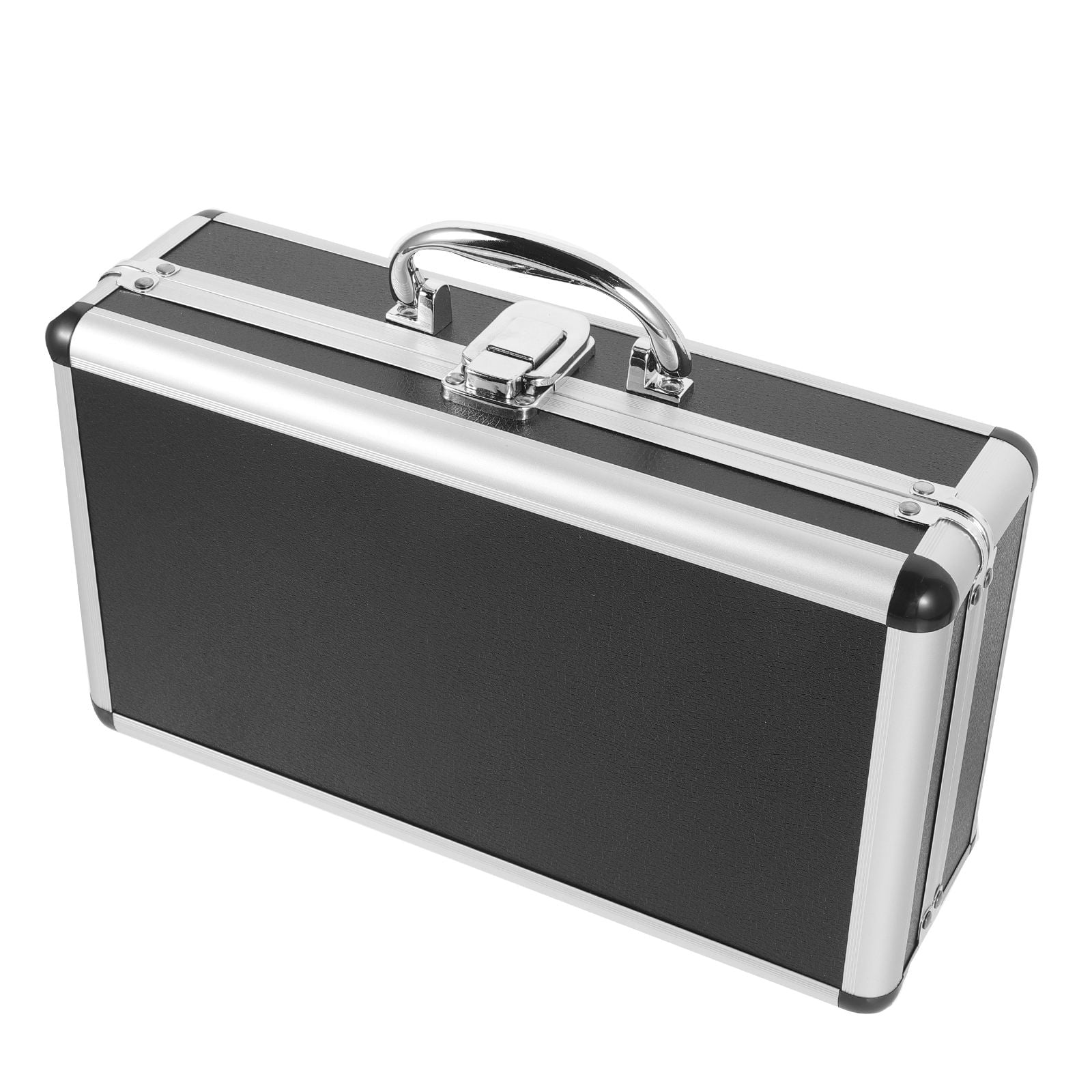 BRIGHTFUFU Microphone Carrying Case 1Pcs Black ABS and Aluminum Alloy ...