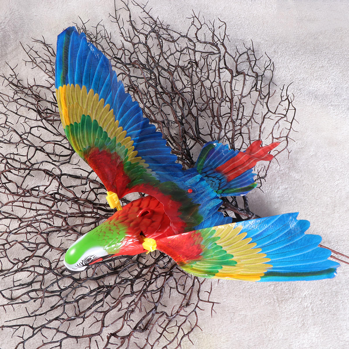 BRIGHTFUFU Flashing Sound Parrot Flying Sling Birds - Walmart.com